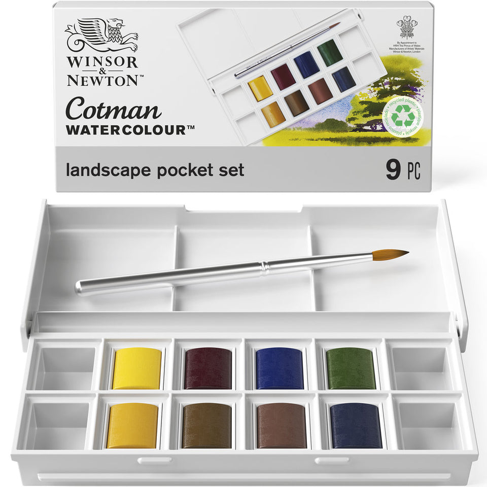 Cotman Watercolour Landscape Pocket Set – Winsor & Newton
