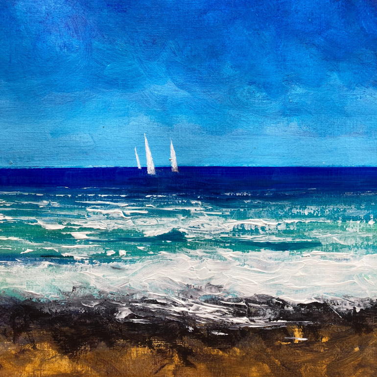 How to create a seascape using acrylic paint – Winsor & Newton UK