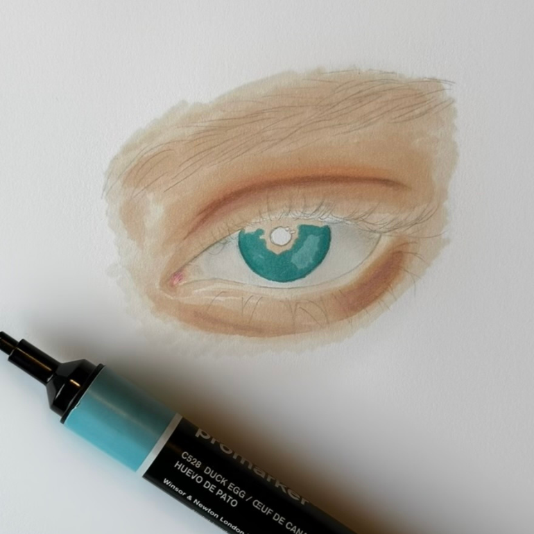 How to draw blue eyes – Winsor & Newton UK