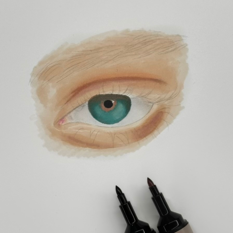 How to draw blue eyes – Winsor & Newton