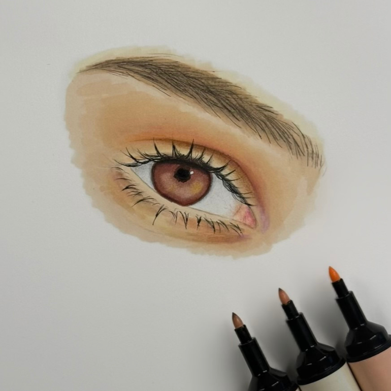 How to draw brown eyes – Winsor & Newton