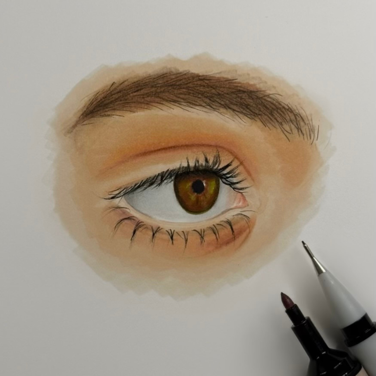 How to draw hazel eyes – Winsor & Newton