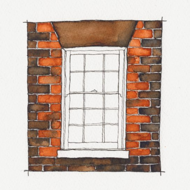 How to draw windows and brickwork – Winsor & Newton